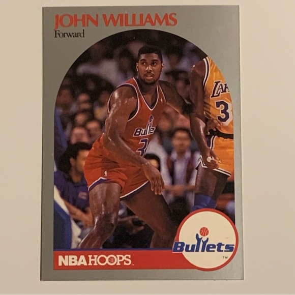NBA HOOPS | Toys | 99 Nba Hoops Washington Bullets John Williams 304 ...